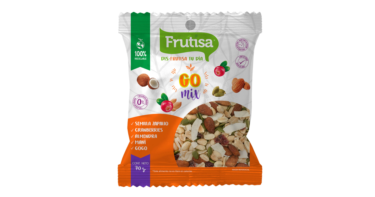 Frutisa Mix Frutos Secos (1 un. / 70 g.) | SoloTodo.cl