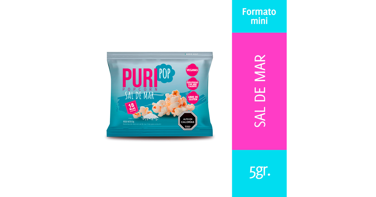 Purisnacks Popcorn Mini Puripop Saladas (1 un. / 5 g.) | SoloTodo.cl