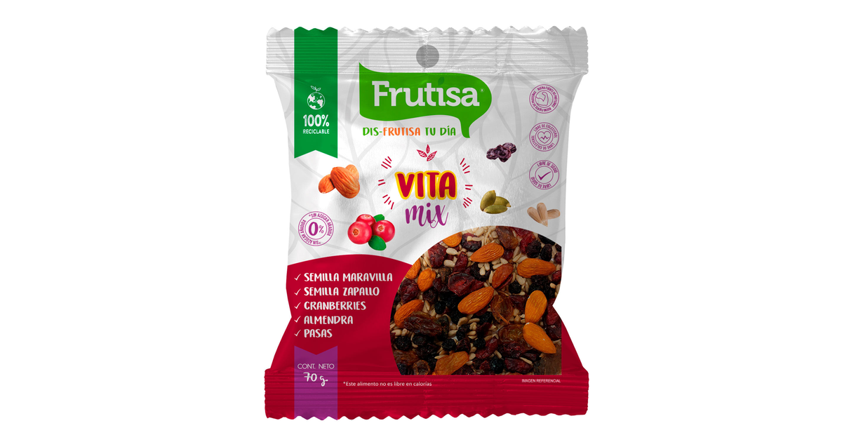Frutisa Mix Frutos Secos (1 un. / 70 g.) | SoloTodo.cl