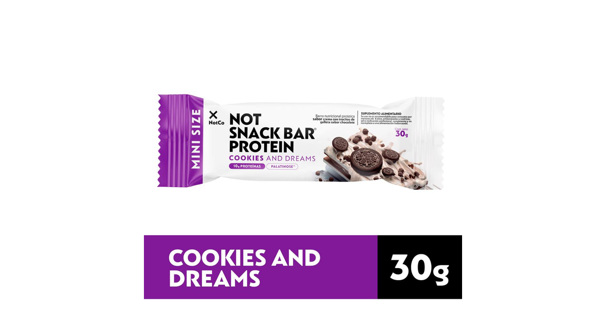 NotCo Barra de Proteína NotSnack Cookies and Dreams (30 g.) | SoloTodo.cl