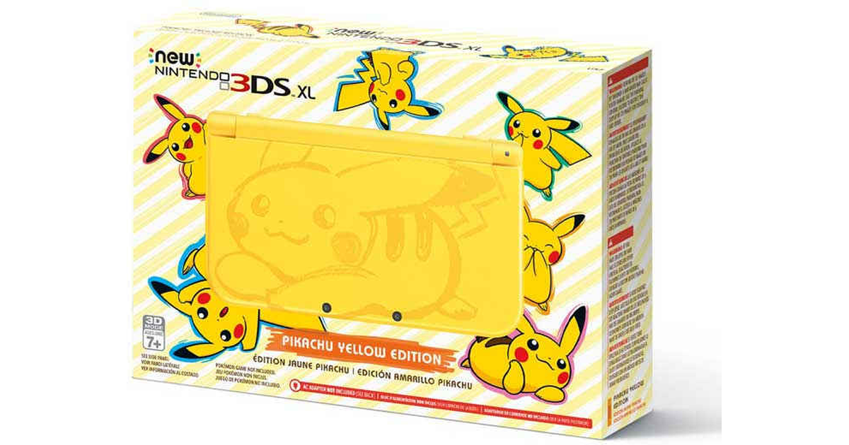 Nintendo New 3DS XL Pikachu Yellow Edition | SoloTodo.cl