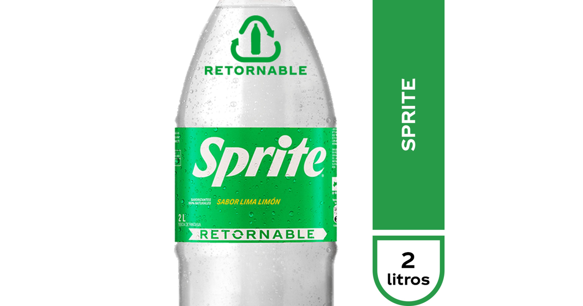 Sprite Bebida 2L Retornable (No Incluye Envase) (1 un. / 2000 mL ...