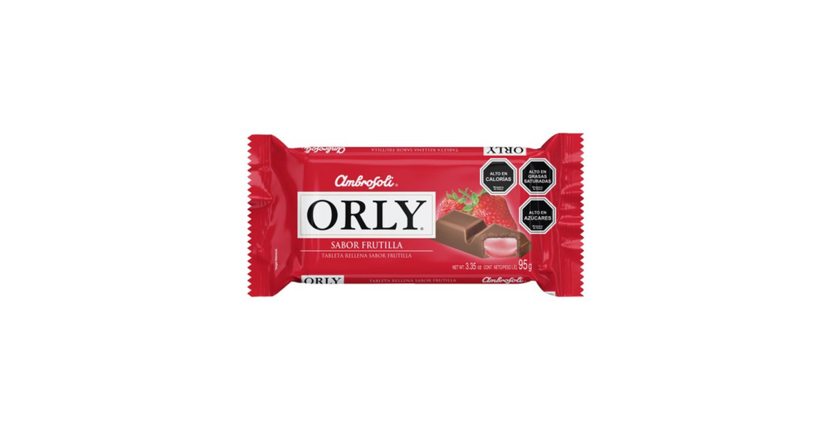 Ambrosoli Chocolate Orly Frutilla (1 un. / 120 g.) | SoloTodo.cl