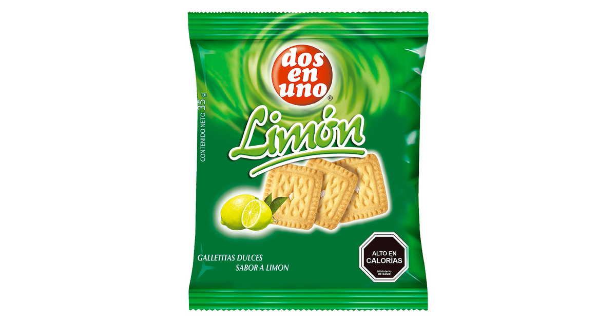 Dos en Uno Galletas Mini Limón (35 g.) | SoloTodo.cl