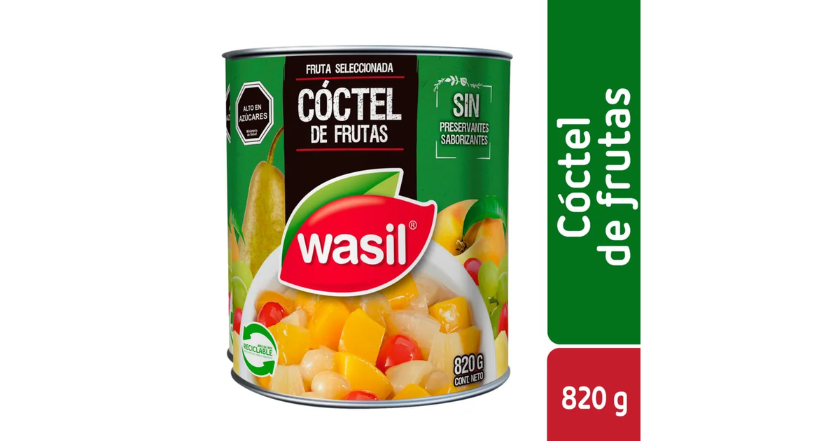 WASIL Cóctel de Frutas (820 g.) | SoloTodo.cl