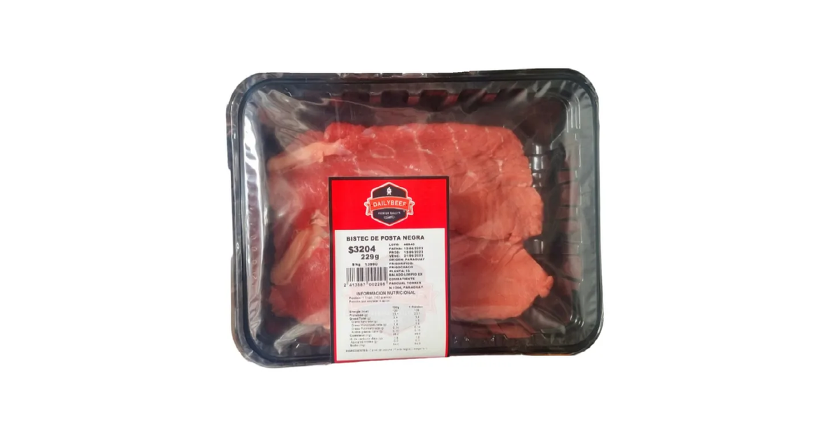 DAILY BEEF Bistec de Posta Negra Cat-V (500 g.) | SoloTodo.cl