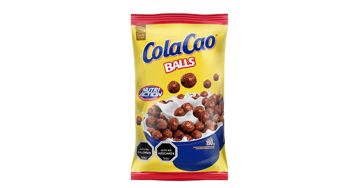 COLA CAO Cereal Cola Cao Balls Bolsa (190 g.) | SoloTodo.cl