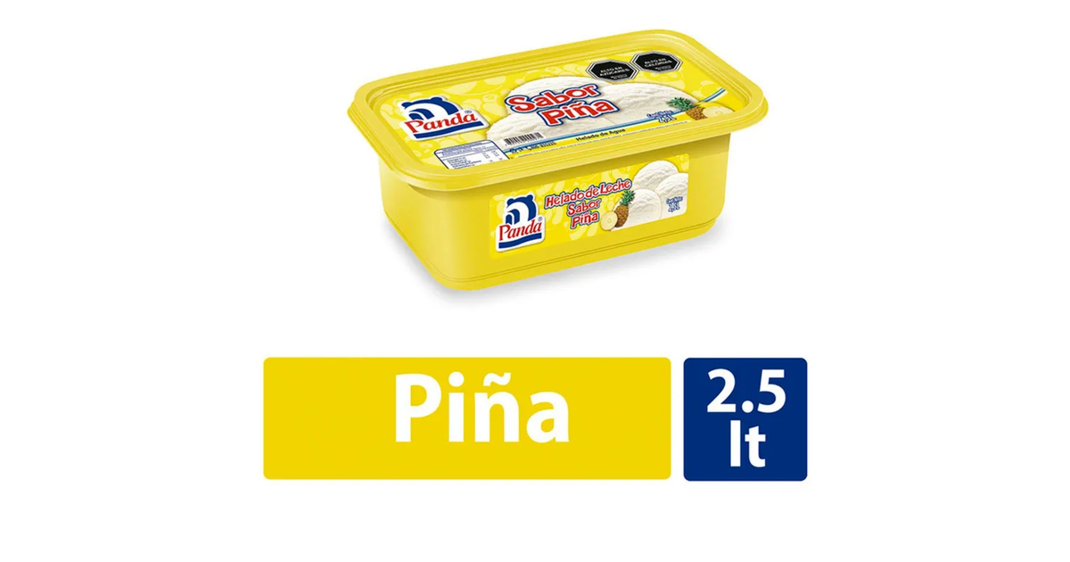 PANDA Helado de Agua Sabor Piña (2500 mL.) | SoloTodo.cl