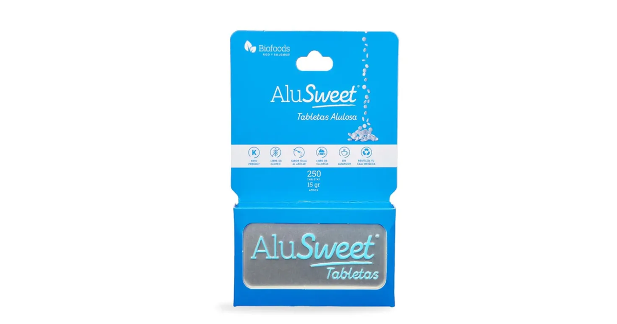 ALUSWEET Endulzante Alulosa Tabletas (250 un. / 15 g.) | SoloTodo.cl