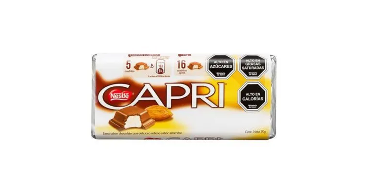 CAPRI Chocolate Capri Almendra (90 g.) | SoloTodo.cl