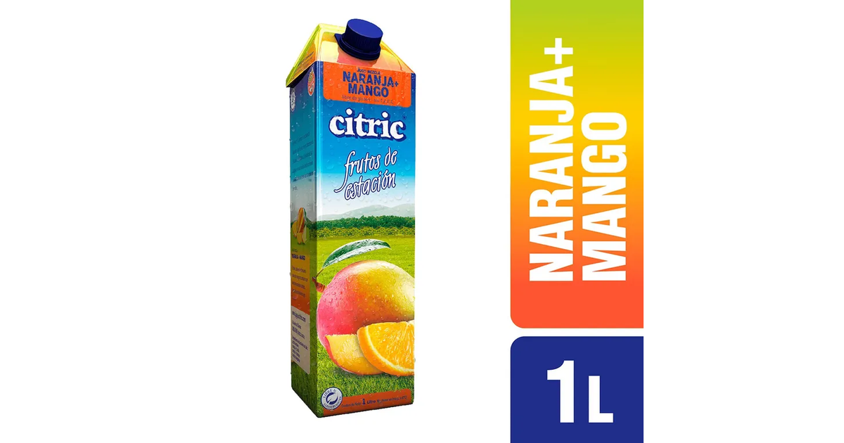 CITRIC Jugo de Naranja con Mango (1000 mL.) | SoloTodo.cl
