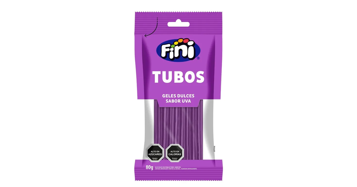 FINI Tubos Geles Dulces Sabor Uva (80 g.) | SoloTodo.cl