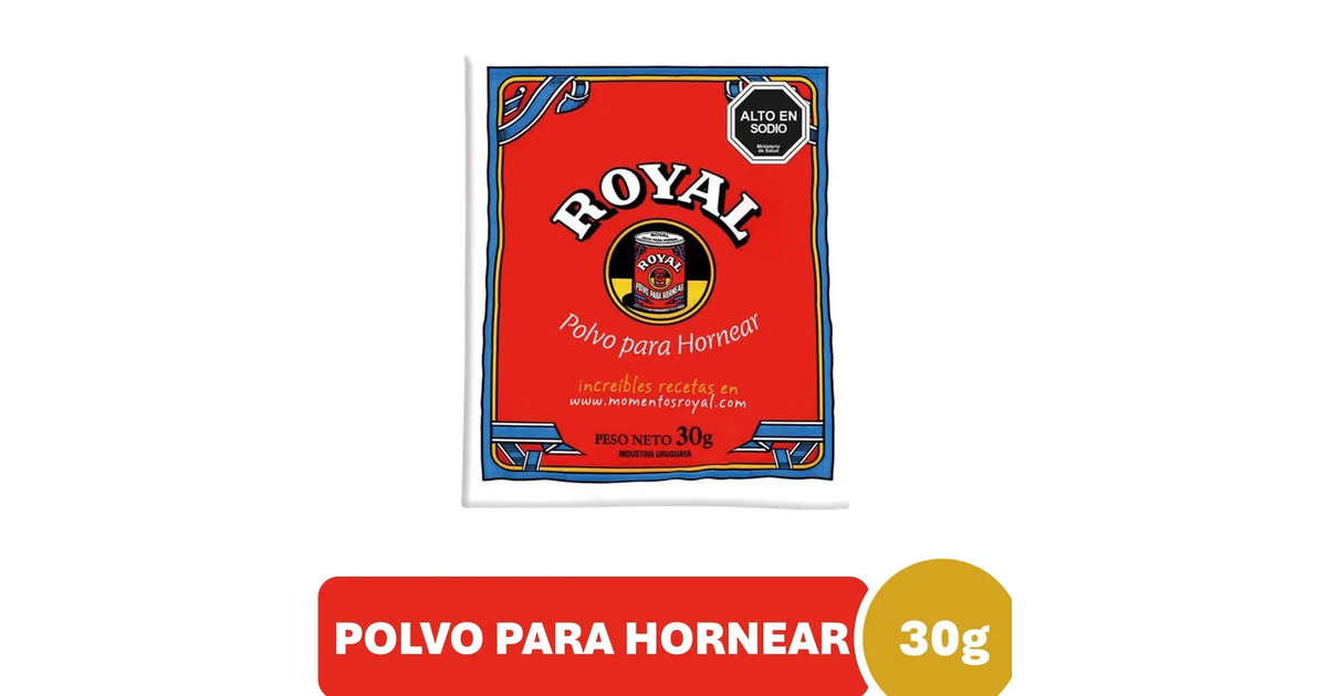 ROYAL Polvo de Hornear (30 g.) | SoloTodo.cl