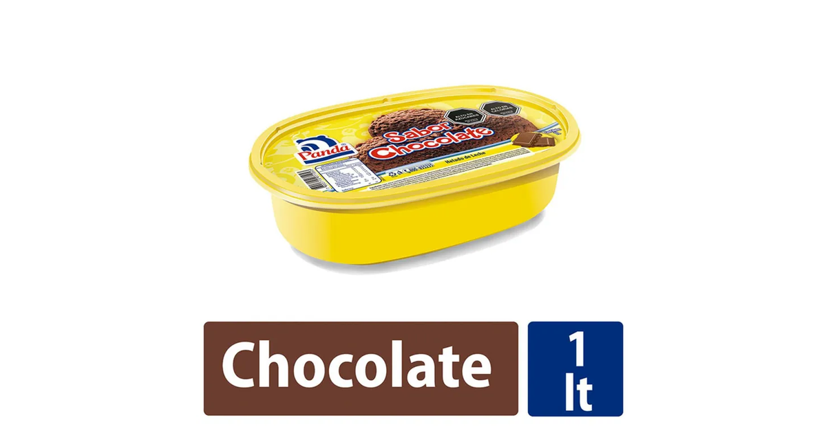 PANDA HELADO PANDA CHOCOLATE (1000 mL.) | SoloTodo.cl