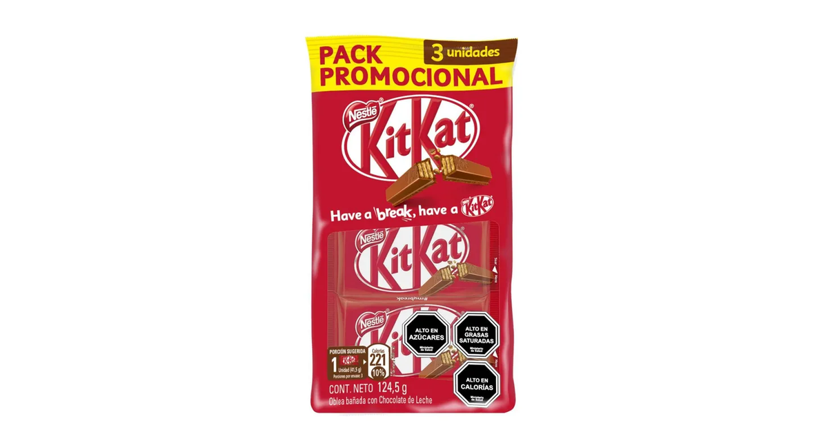 KIT KAT Pack Chocolate Kit Kat (124,5 g.) | SoloTodo.cl