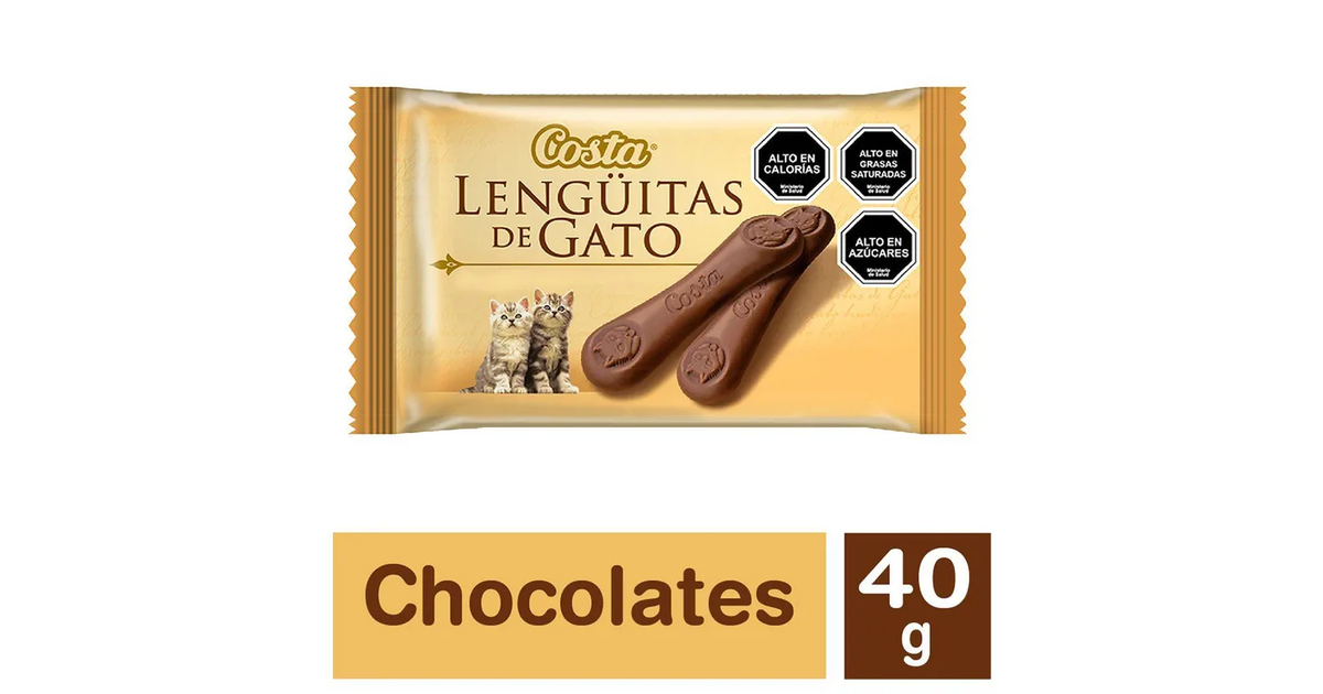 COSTA Chocolate Lenguas de Gato Snack (40 g.) | SoloTodo.cl
