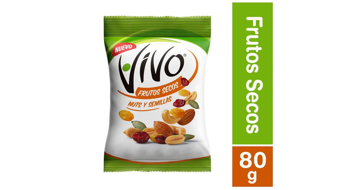VIVO Frutos Secos Nuts y Semillas (80 g.) | SoloTodo.cl