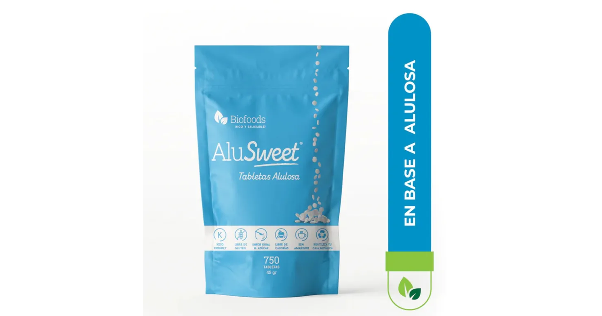 ALUSWEET Endulzante Alulosa Tabletas (750 un. / 45 g.) | SoloTodo.cl