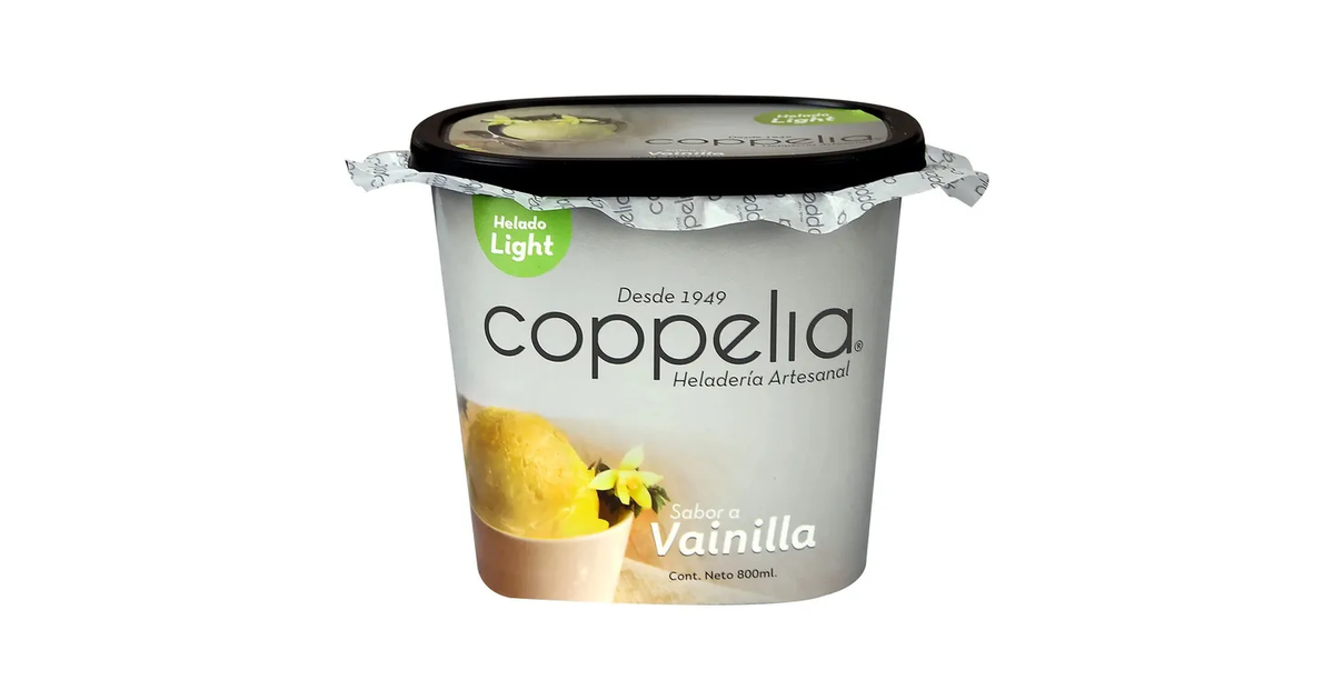 COPPELIA HELADO LIGHT VAINILLA (800 mL.) | SoloTodo.cl