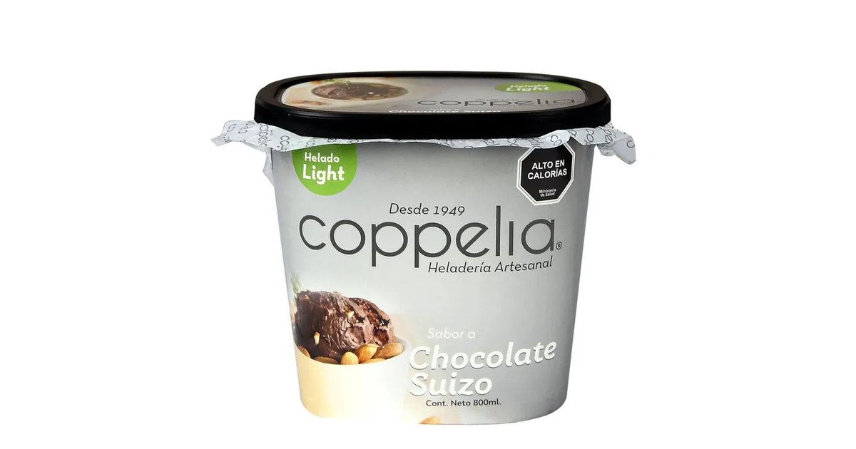 COPPELIA HELADO LIGHT CHOC.SUIZO (800 mL.) | SoloTodo.cl