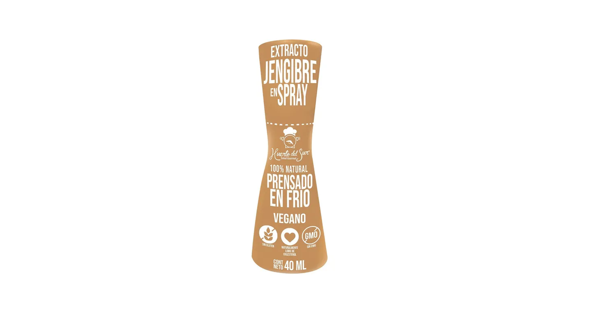 HUERTO DEL SUR Extracto de Jengibre en Spray (40 mL.) | SoloTodo.cl