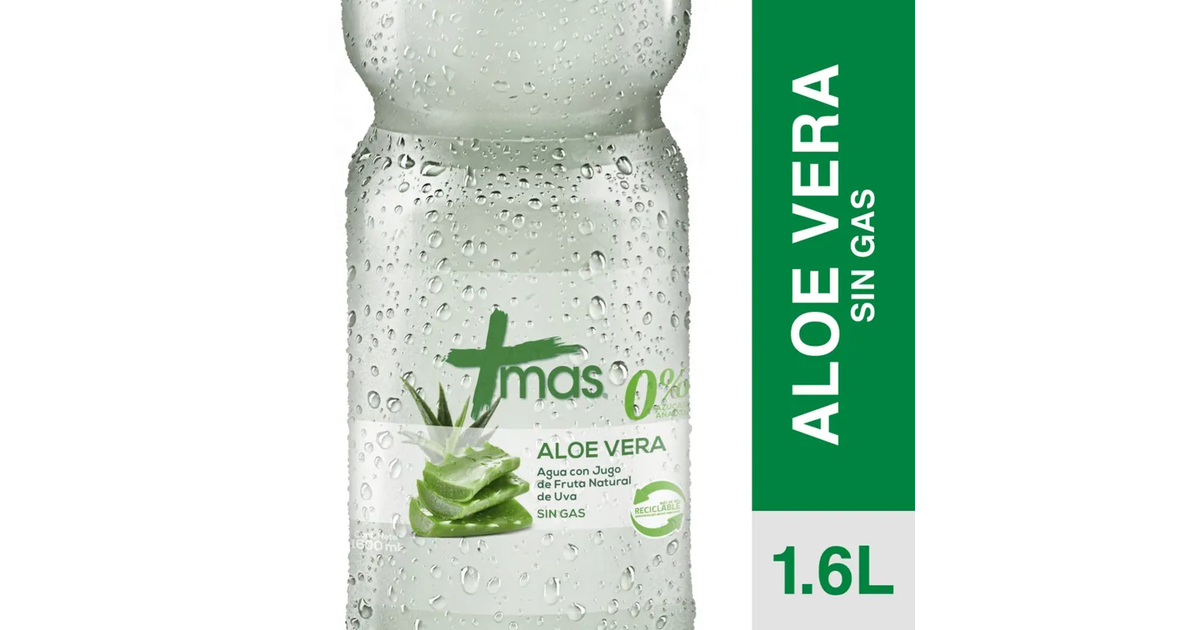 MAS Agua Aloe Vera Sin Gas (1600 mL.) | SoloTodo.cl