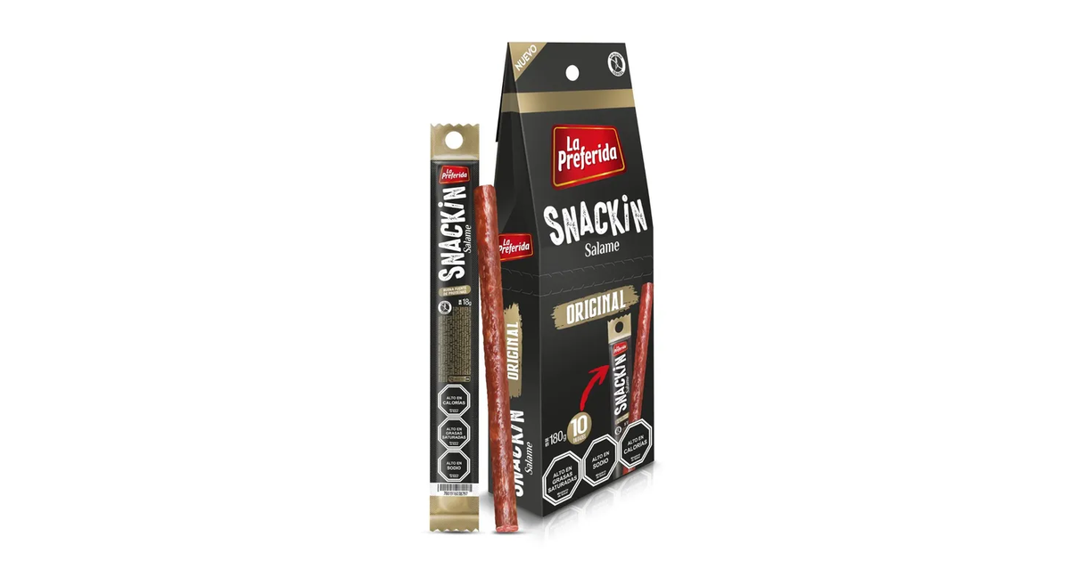 LA PREFERIDA Salame Snackin (10 un. / 180 g.) | SoloTodo.cl