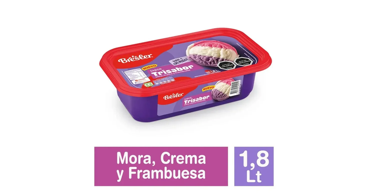 BRESLER HELADO MORA CREMA (1800 mL.) | SoloTodo.cl