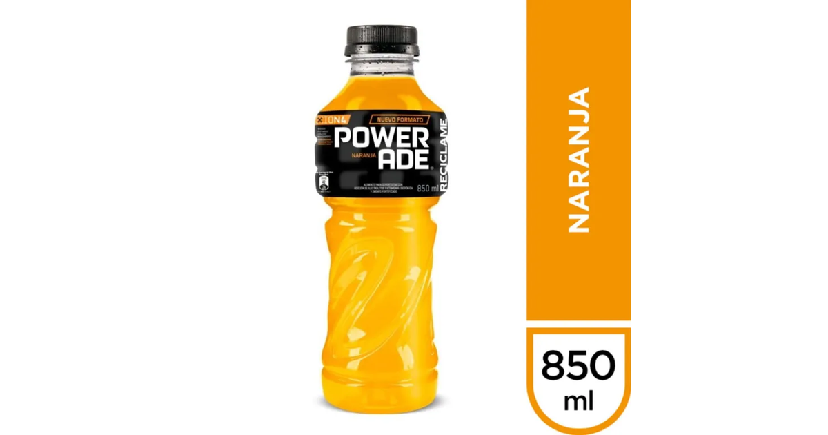 POWERADE Bebida Isotónica Naranja (850 mL.) | SoloTodo.cl
