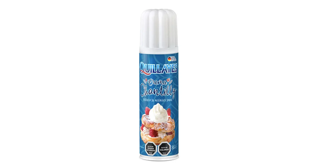 QUILLAYES Crema Chantilly Lata (250 g.) | SoloTodo.cl