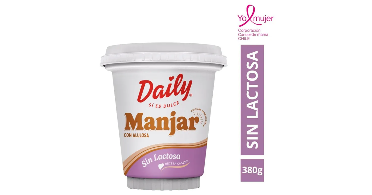 DAILY Manjar con Alulosa Sin Lactosa Pote (380 g.) | SoloTodo.cl
