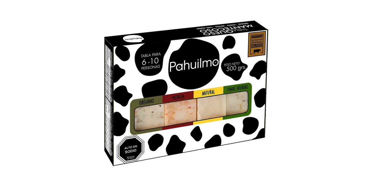 PAHUILMO Tabla de Quesos Mantecosos (500 g.) | SoloTodo.cl