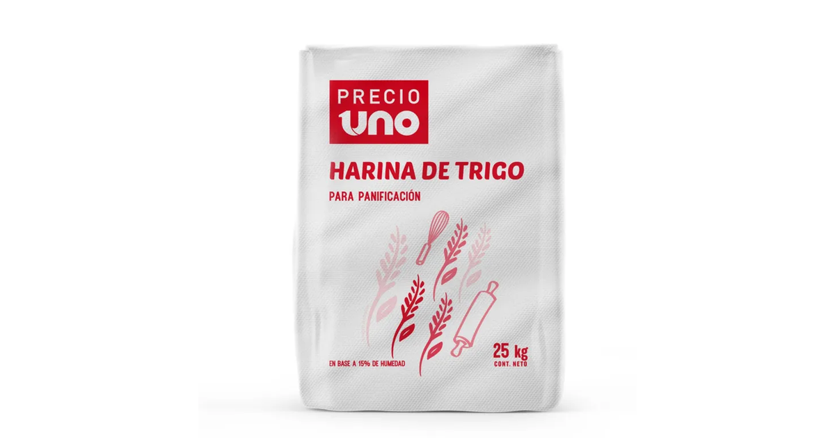 PRECIO UNO Harina (25000 g.) | SoloTodo.cl