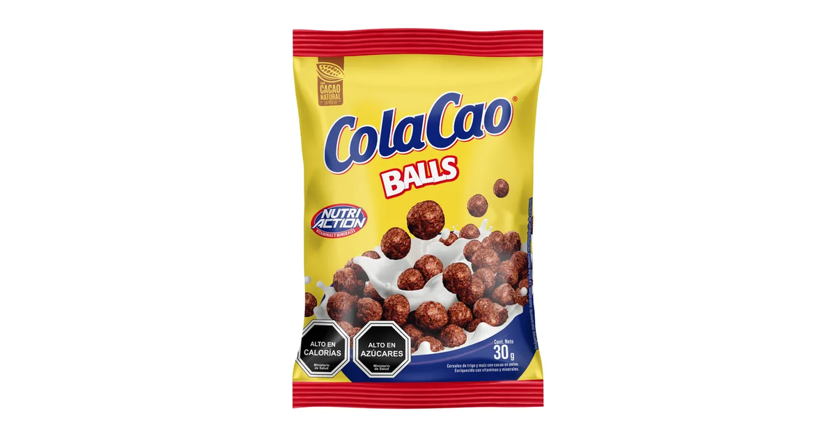 COLA CAO Cereal Choco Balls (30 g.) | SoloTodo.cl