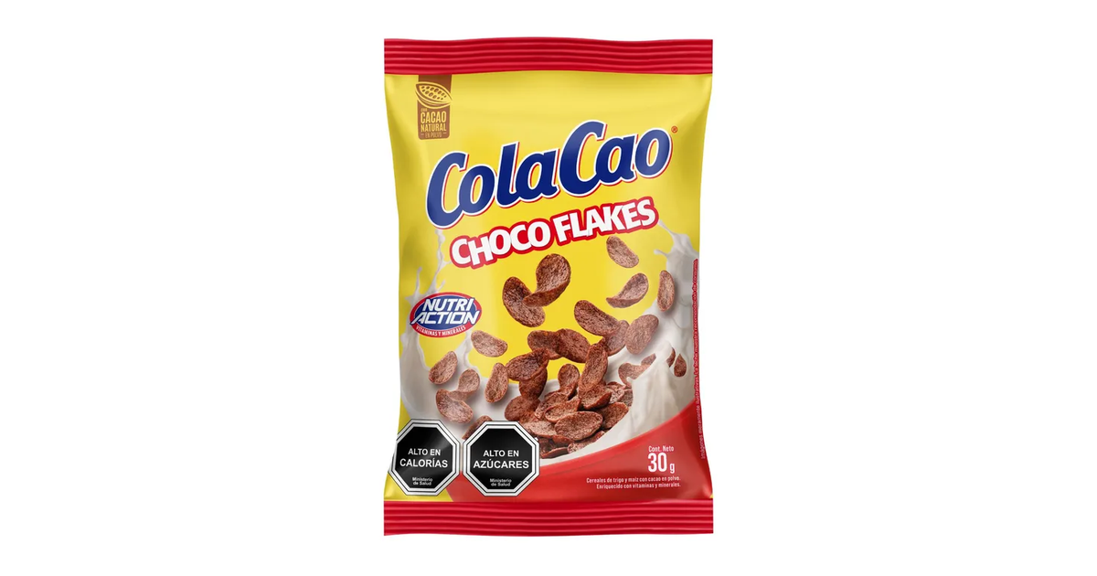 COLA CAO Cereal Choco Flakes (30 g.) | SoloTodo.cl