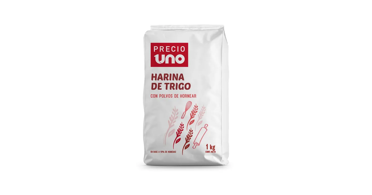 PRECIO UNO Harina Con Polvo (1000 g.) | SoloTodo.cl
