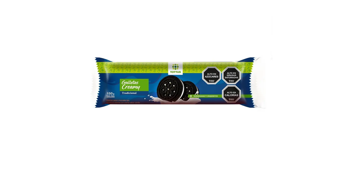 TOTTUS Galleta Creamy Tradicional (150 g.) | SoloTodo.cl