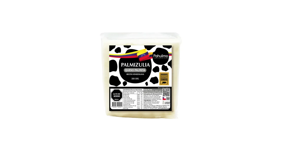PALMIZULIA Queso Palmita (200 g.) | SoloTodo.cl