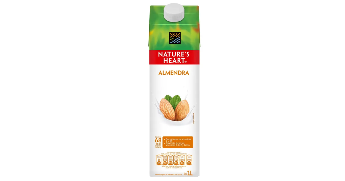 NATURE'S HEART Bebida Vegetal Almendra (1000 mL.) | SoloTodo.cl