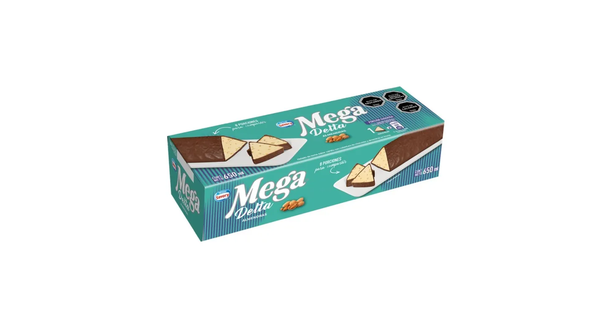 MEGA HELADO ALMENDRA DELTA MEGA (650 mL.) | SoloTodo.cl