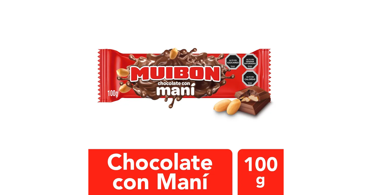 MUIBON Chocolate Mani (100 g.) | SoloTodo.cl