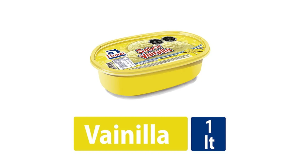 PANDA HELADO PANDA VAINILLA (1000 mL.) | SoloTodo.cl