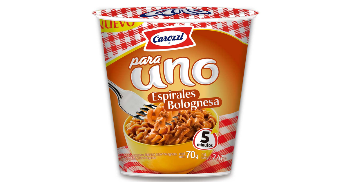 Carozzi Pasta bolognesa para uno (70 g.) | SoloTodo.cl