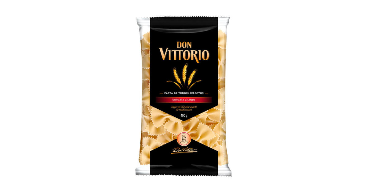 Don Vittorio Pasta Corbata (400 g.) | SoloTodo.cl