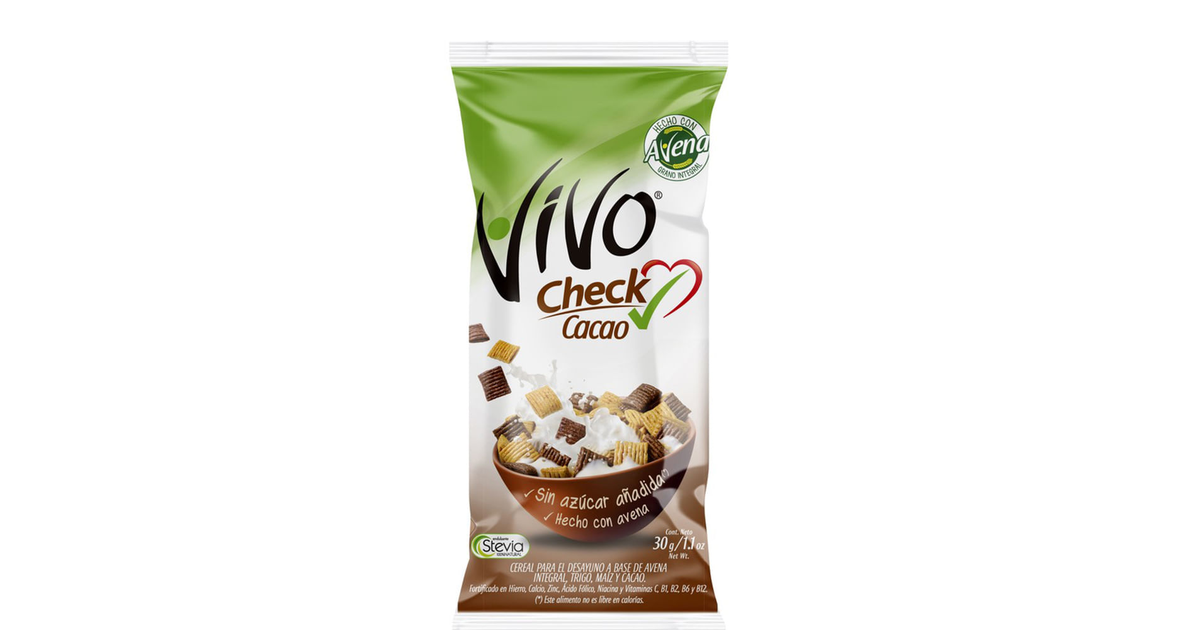 Vivo Cereal check cacao bolsa (30 g.) | SoloTodo.cl