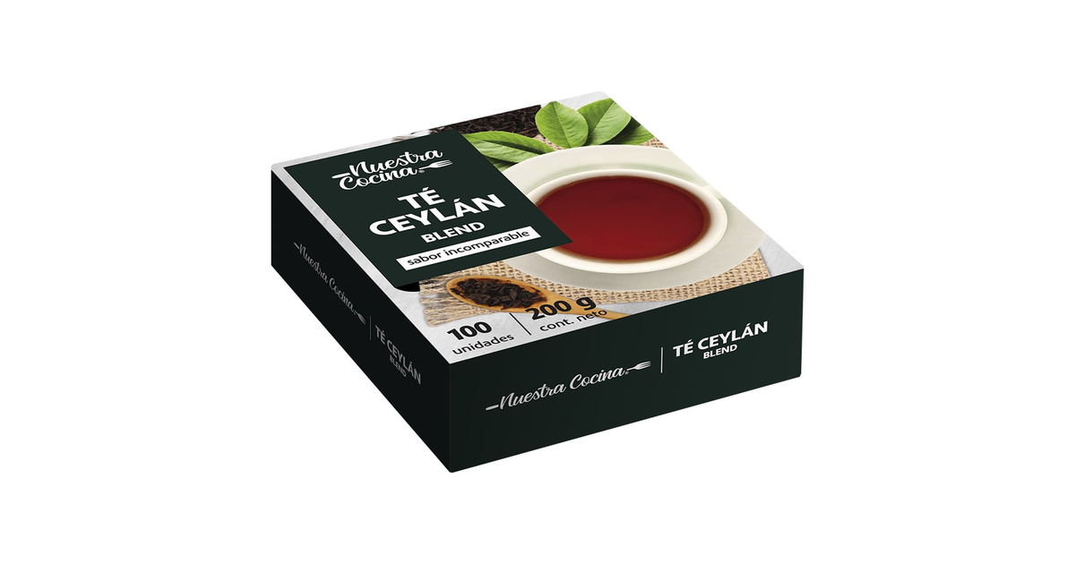 Nuestra Cocina Té ceylan blend (100 un.) | SoloTodo.cl