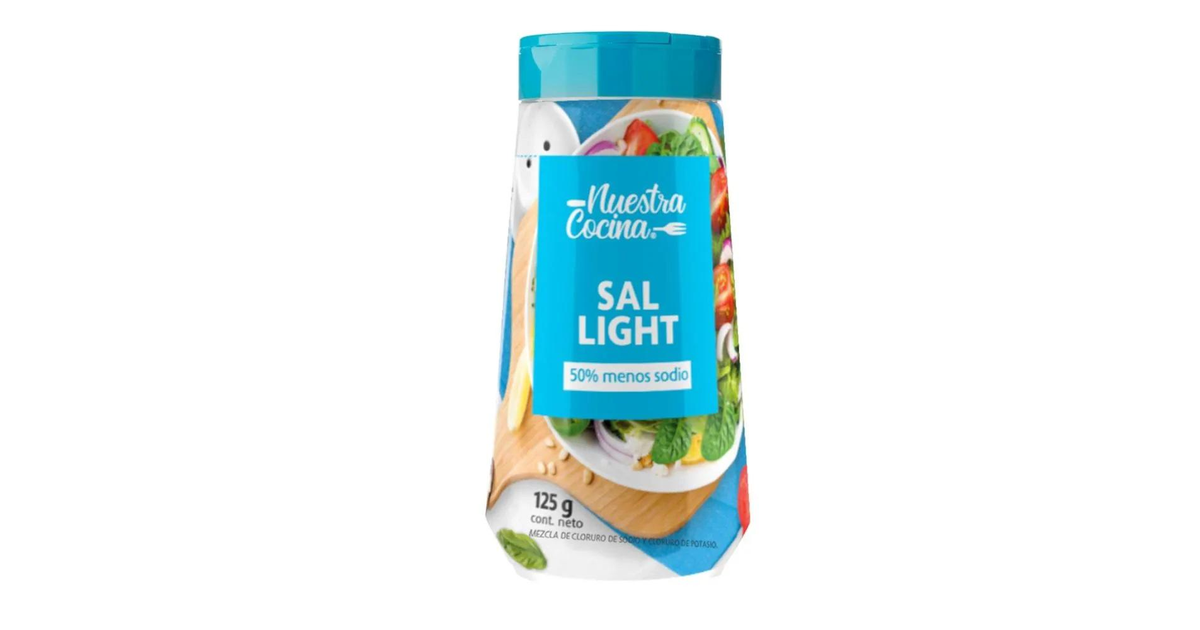 Nuestra Cocina Sal fina light salero (125 g.) | SoloTodo.cl