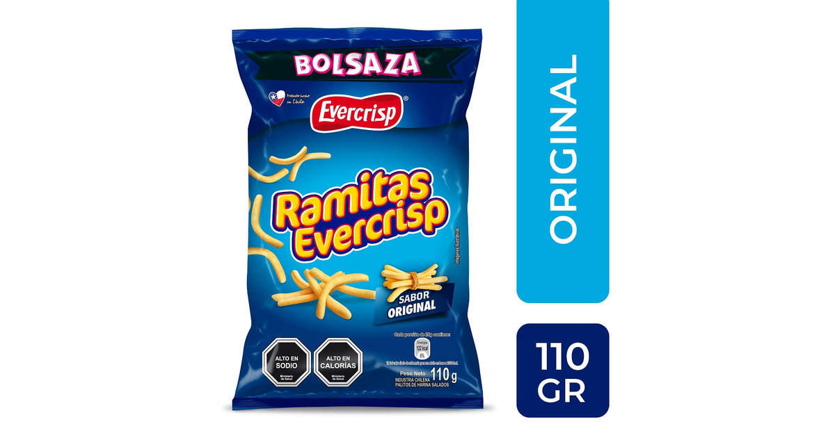 Evercrisp Ramitas sabor original bolsaza (110 g.) | SoloTodo.cl