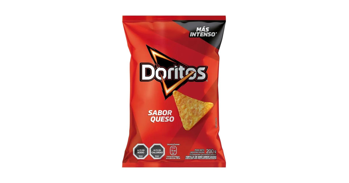 Evercrisp Snack Doritos sabor queso bolsa (200 g.) | SoloTodo.cl