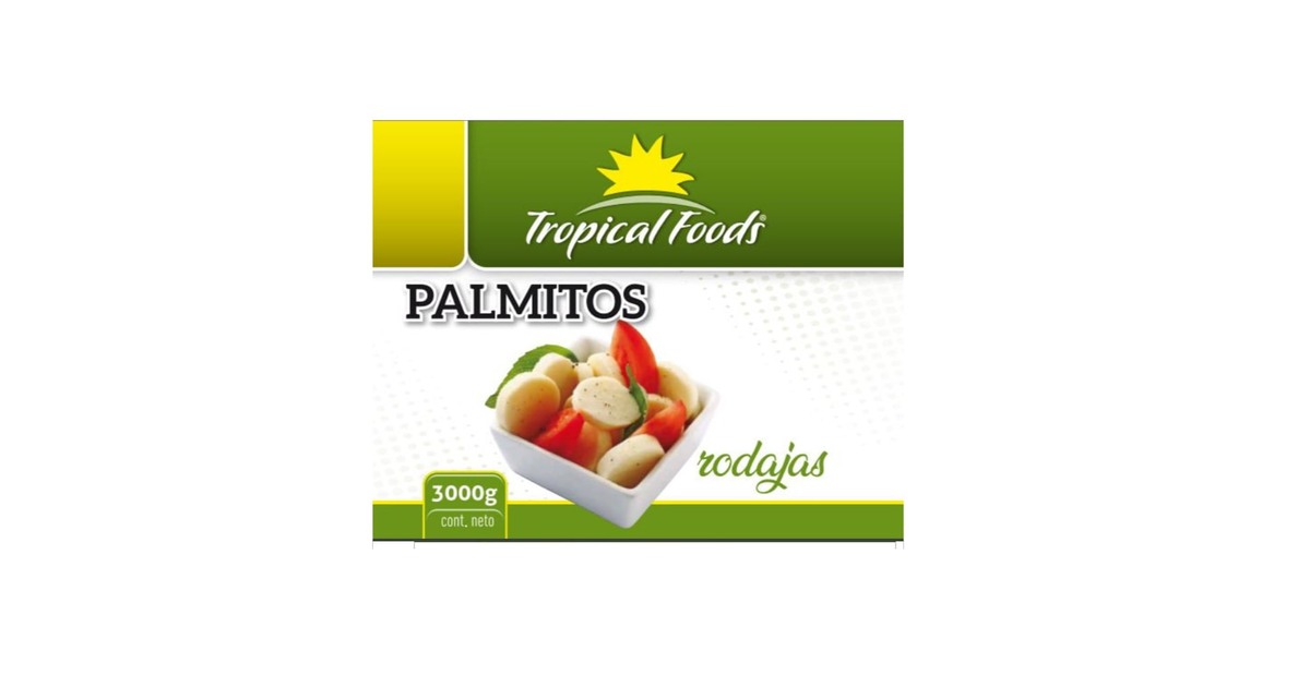 Tropical Foods Palmitos en rodajas (3000 g.) | SoloTodo.cl